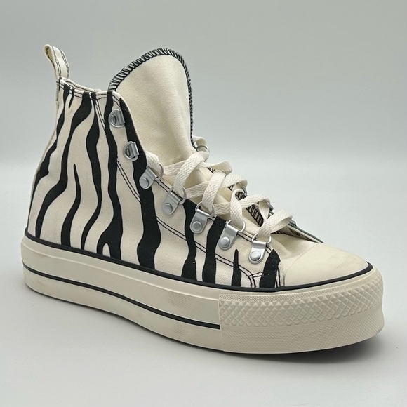 Converse | Shoes | Converse Chuck Taylor All Star High Top Green Zebra ...